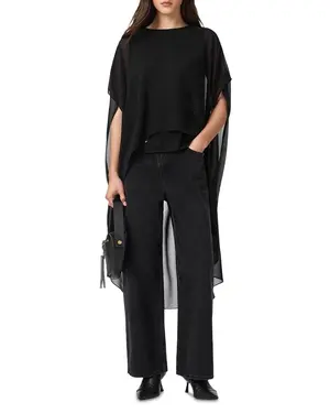 ALLSAINTS Sheer Layered Top