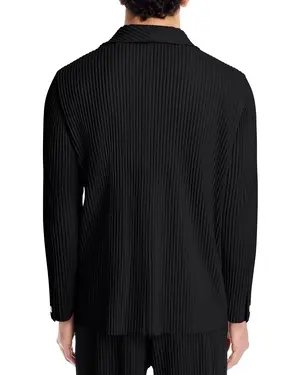 Issey Miyake Basics Ribbed Blazer - Black