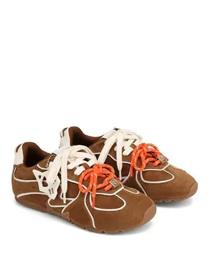 NAKED WOLFE Adored Suede Sneakers - Tan