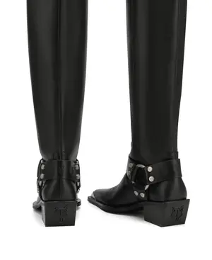 NAKED WOLFE Stated Knee High Boots - Black