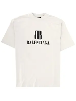 Balenciaga Logo T-shirt - White