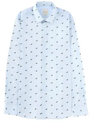 Paul Smith Printed Shirt - Blue