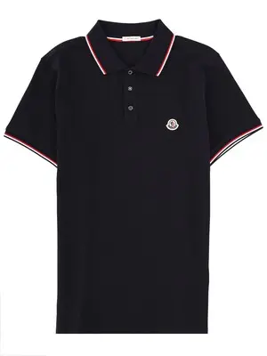Moncler Short Sleeve Polos For Men