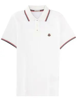 Moncler Polo With Logo Patch
