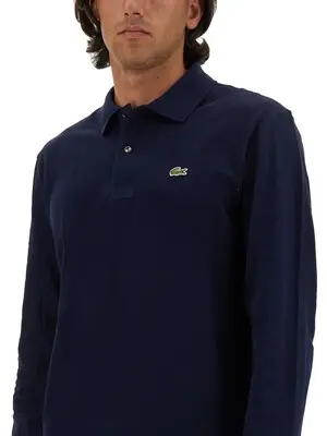Lacoste Polo With Logo - Blue