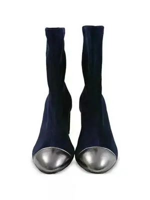 STUART WEITZMAN Fernanda Cap-toe Ankle Boots