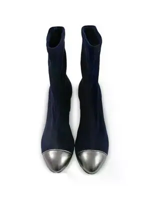 STUART WEITZMAN Fernanda Cap-toe Ankle Boots