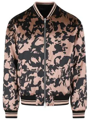 Dries Van Noten Volker Reversible Bomber Jacket - Pink