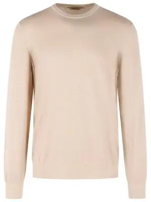 GRAN SASSO Cashmere Crew Neck Sweater - Beige