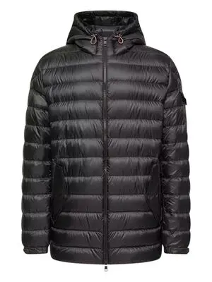 Moncler Oahu Hooded Short Down Parka Jacket - Black