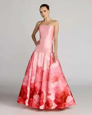 Drop-Waist Evening Gowns