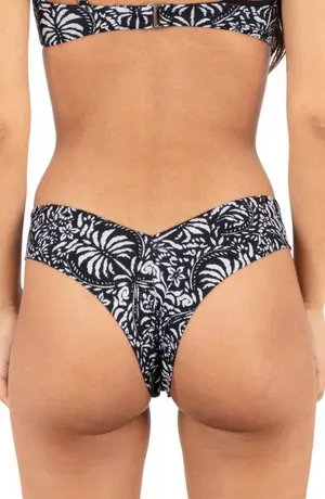 Hurley Ikat Palm Skimpy Bikini Bottom