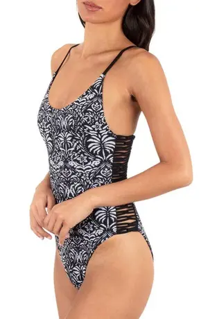 Hurley Ikat Palm One-piece Swimsuit