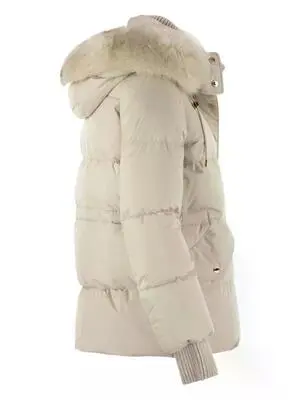 MOORER Quilted Hooded Jacket
