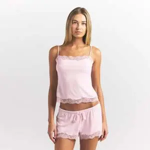 SKIMS Sleep Lace Cami And Short Set - Bloom