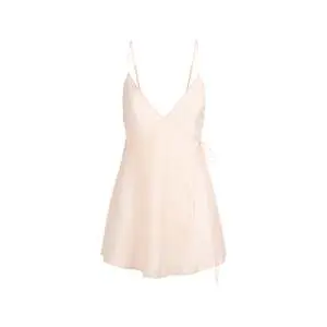 SKIMS Romance Wrap Mini Slip Dress