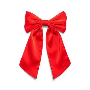 SKIMS Satin Bow Hair Clip - Ruby