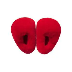 SKIMS Faux Fur Heart Slipper