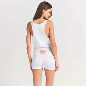 SKIMS Worn In Jersey Heart Onesie