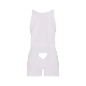SKIMS Worn In Jersey Heart Onesie