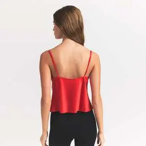 SKIMS Lace Cami Top - Ruby Contrast