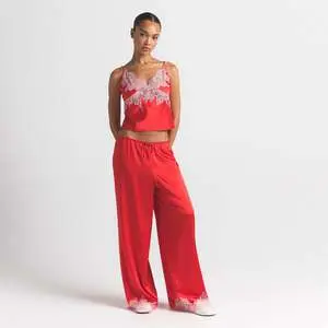 SKIMS Lace Cami Top - Ruby Contrast