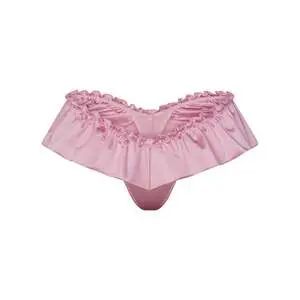 SKIMS Stretch Satin Flutter Dipped Thong