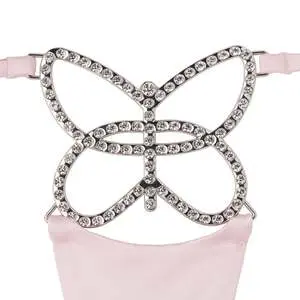 SKIMS Novelty Intimates Butterfly Charm String Thong - Baby Pink