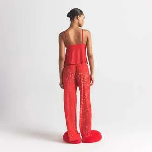 SKIMS Sheer Velvet Cami And Pant Set