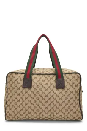 Gucci Gg Canvas Duffle - Beige