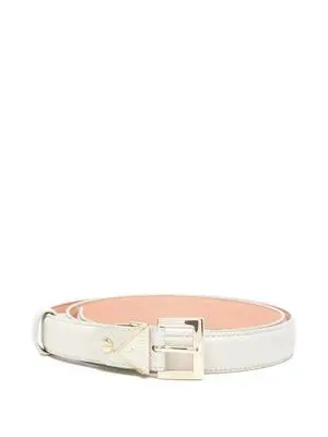 Guess Triangle-logo Belt - White