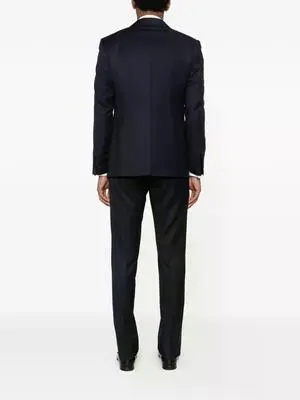 Tagliatore Shawl-lapel Single-breasted Suit - Blue