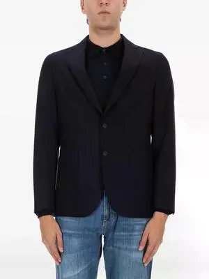 BOSS Virgin Wool Button Blazer