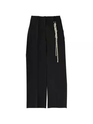 CIRCUS HOTEL Beaded Chain Trousers