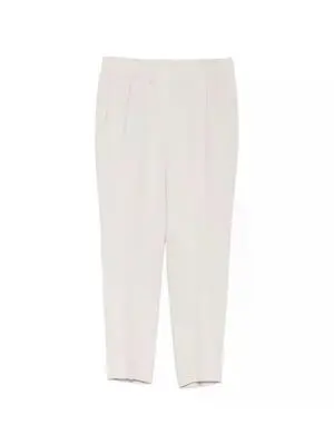 Elastic Waistband Trousers for Women