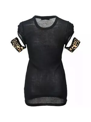 Givenchy Animal-printed Trim T-shirt