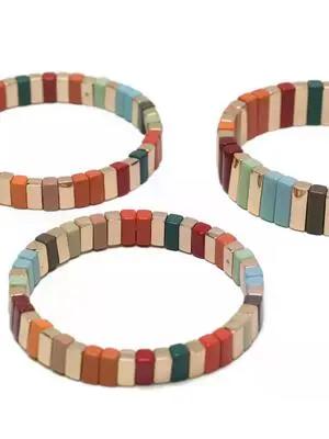 ROXANNE ASSOULIN Brass Tiled Bracelets