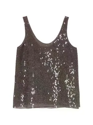 Brunello Cucinelli Sequin-embellished Top