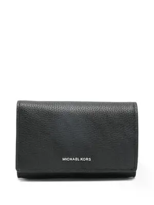 Michael Kors Logo-lettering Wallet - Black