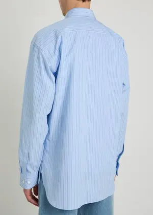 Dries Van Noten Croom Pinstriped Cotton-poplin Shirt