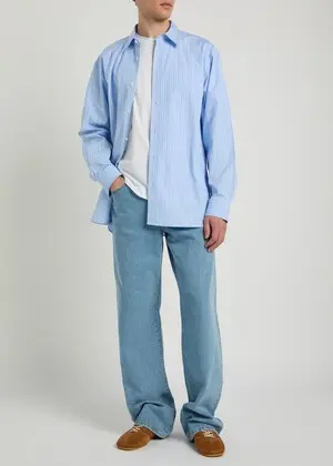 Dries Van Noten Croom Pinstriped Cotton-poplin Shirt