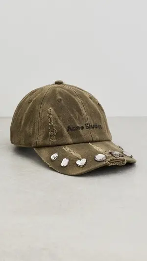 Acne Studios Carliy Crystal Brim Cap