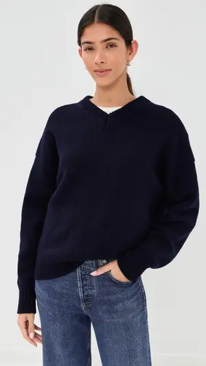 Daughter Wool V-neck Pullover