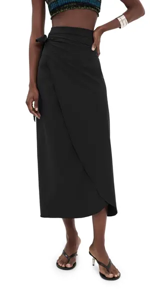 Hunza G Long Sarong - Black