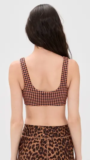 The Upside Solaris Harley Scoop Bra - Check