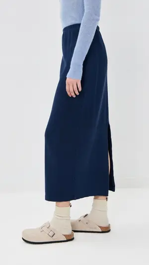 THE ELDER STATESMAN Lounge Skirt