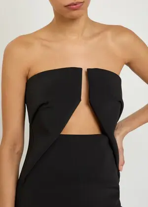 Rick Owens Cut-out Crepe Gown