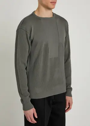 Rick Owens Ribbed Wool Jumper