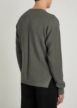 Rick Owens Ribbed Wool Jumper