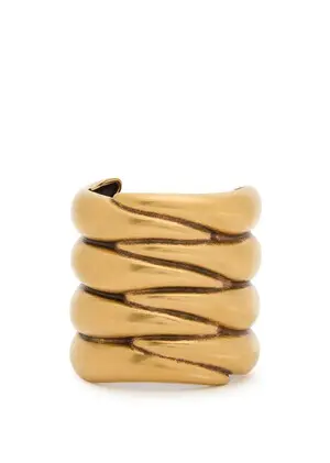 Khaite Cyclone Sculpted -plated Cuff - Gold